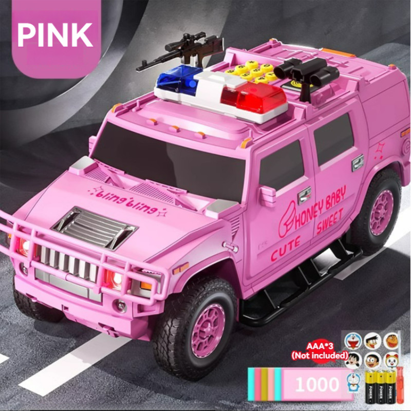 Jual Cartoon Piggy Bank Toys Smart Music Password Fingerprint Banknote ...