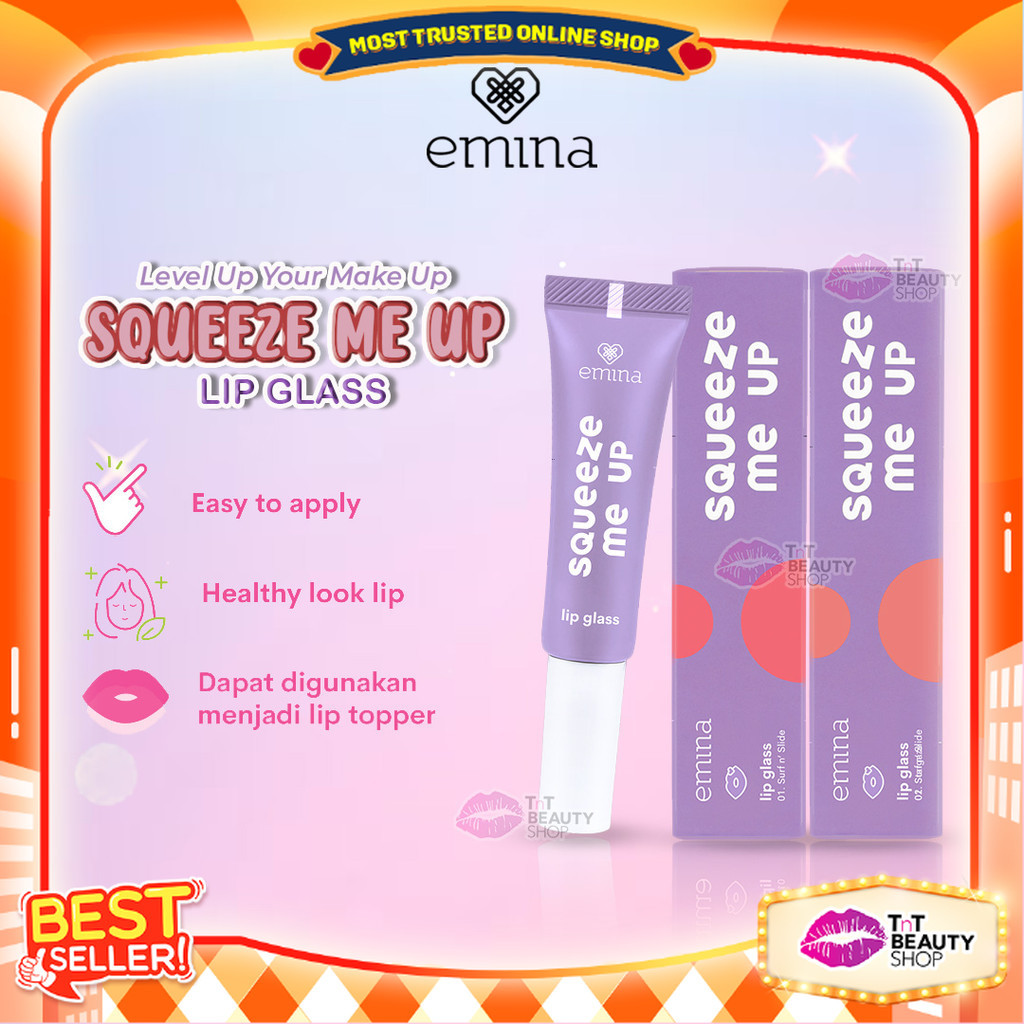Jual EMINA Squeeze Me Up Lip Glass | EMINA Lip Glos | TnT Beauty Shop ...