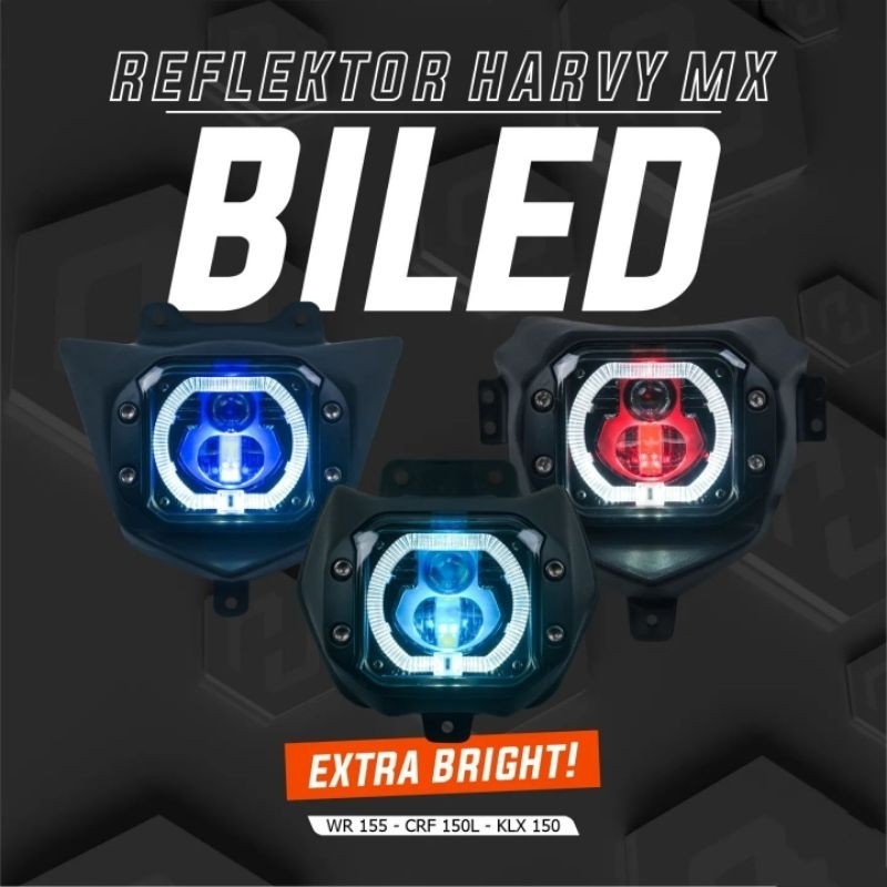 Jual Sale10.10 Reflektor Daymaker BILED EXTRA BRIGHT PNP CRF 150 L WR ...