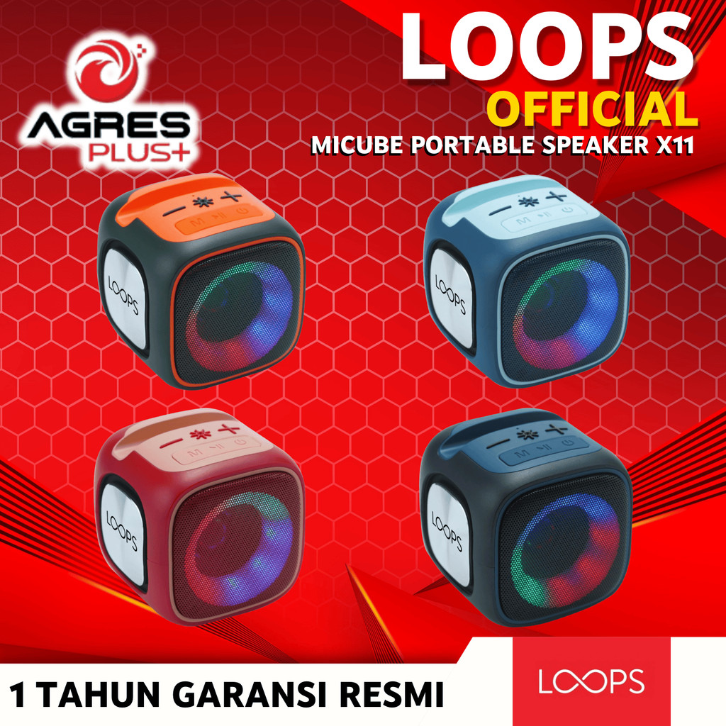 Jual LOOPS Micube Portable Mini Speaker Bluetooth 5.3 X11 | Shopee ...
