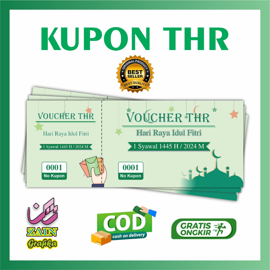 Jual Kupon THR Voucher THR Kupon Idul Fitri Kupon Hari Raya Idul Fitri ...