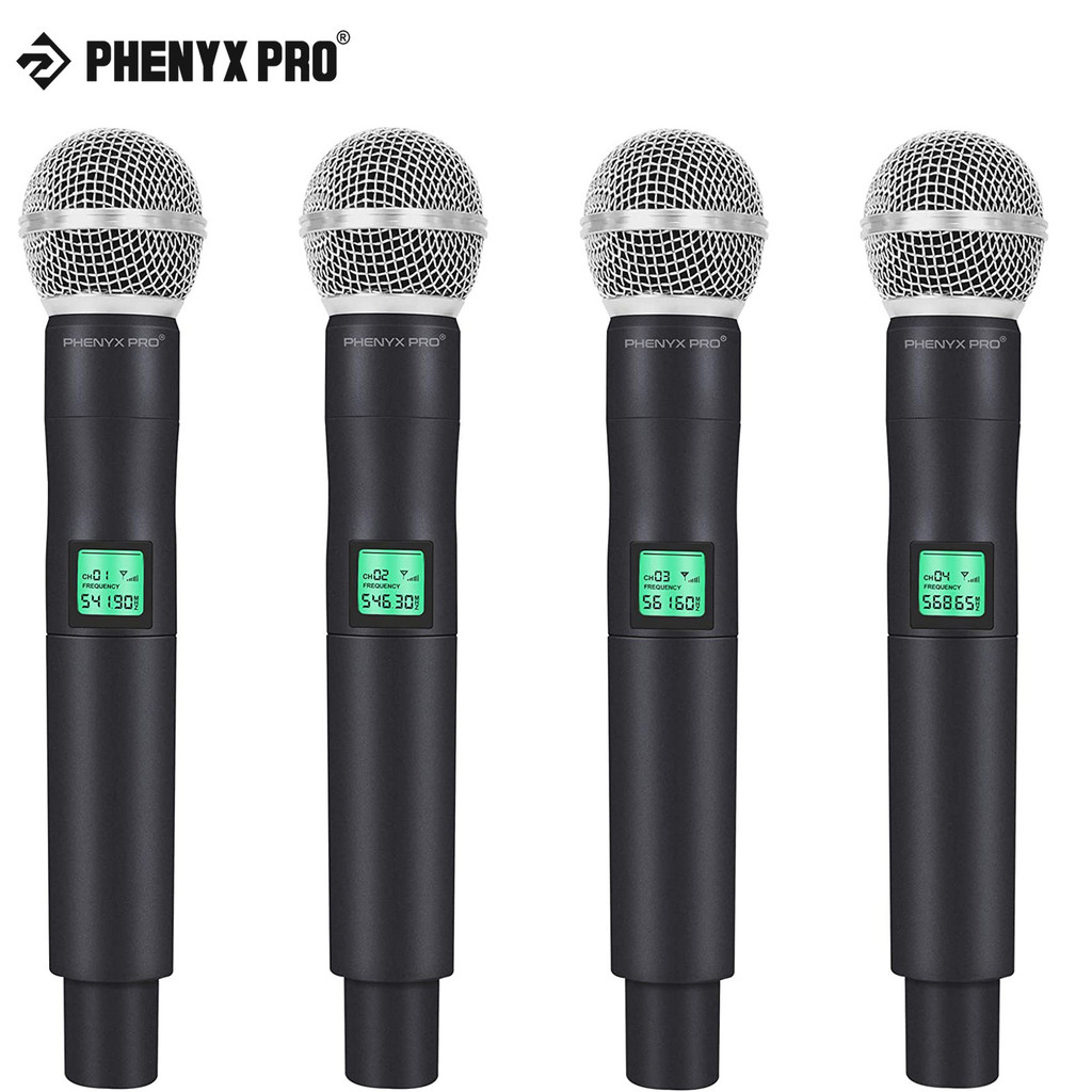 Jual Phenyx Pro PTU-5000 Metal Build UHF Handheld Microphone ...