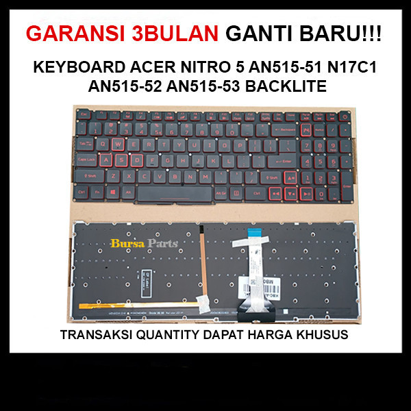 Jual Keyboard Acer AN515-57 Nitro 5 Backlight . | Shopee Indonesia