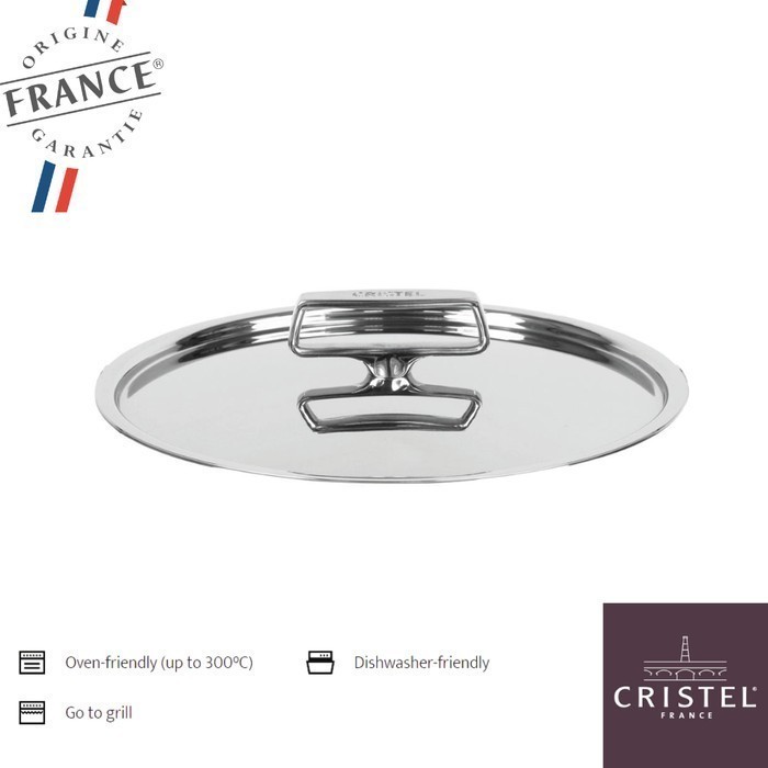 Jual Cristel Stainless Steel Lid Fixed Castel Pro 28 Cm / Tutup ...