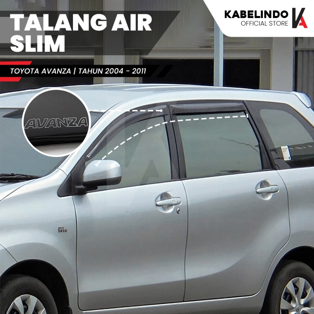 Jual HY76T Talang Air Pintu Mobil Toyota Avanza Lama 2004 – 2011 Model ...