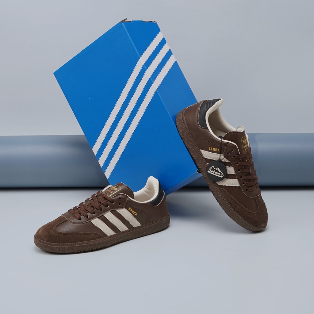 Jual Adidas Samba OG Dark Brown Beige Gum 100% Original | Shopee Indonesia