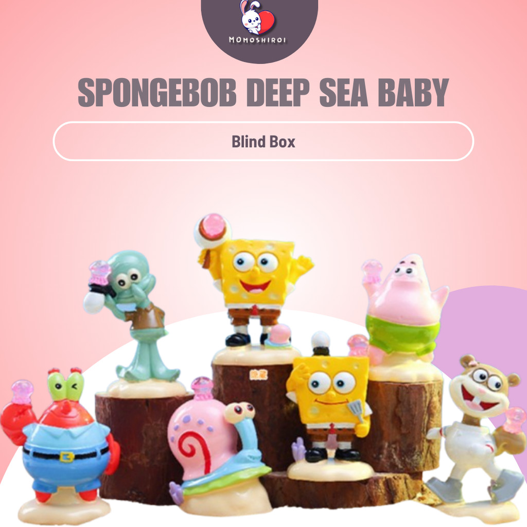 Jual 1040-80 Blindbox Figure spongebob Deep Sea Baby Spongebob ...