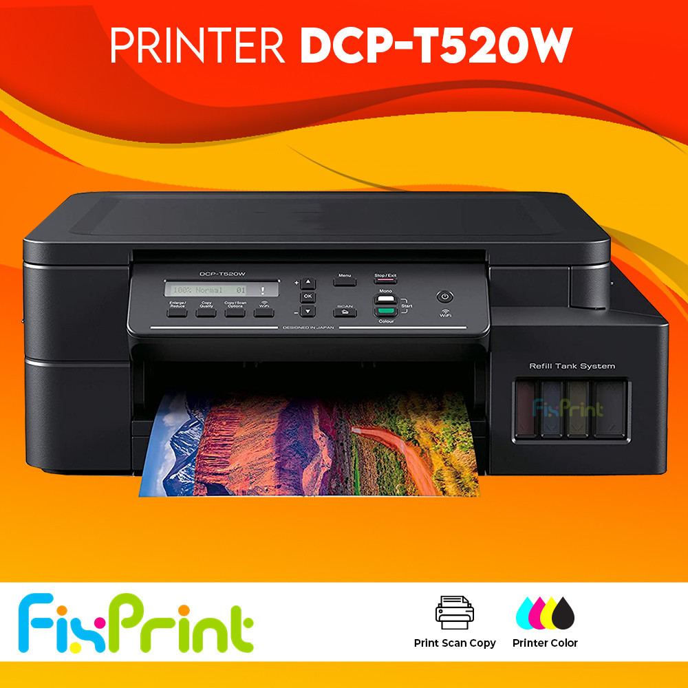 Jual Printer Brother DCP-T520W Ink Tank Multifunctions Wireless All-In ...