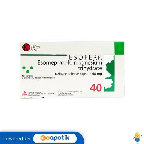 Jual Esoferr 40 Mg Box 30 Kapsul | Shopee Indonesia