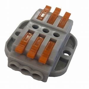 Jual Konektor wago KV223 3pin ke 3pin penyambung kabel listrik KV223-3P | Shopee Indonesia