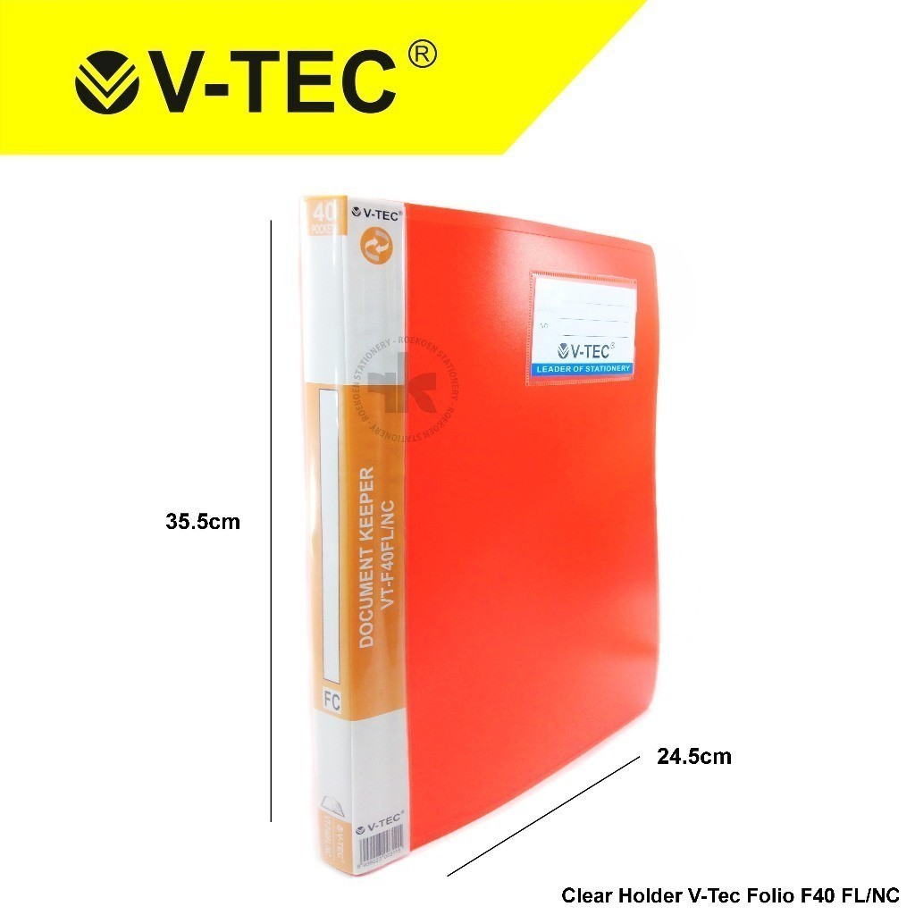 Jual Document Keeper V tec A4/F4 20/40 POCKET | Shopee Indonesia
