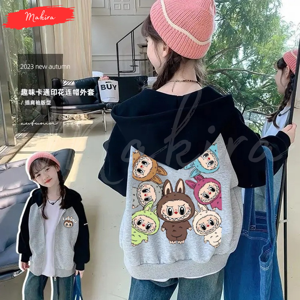 Jual Jaket Jacket Anak Lucu LABUBU RAINBOW Model Terbaru Kekinian ...