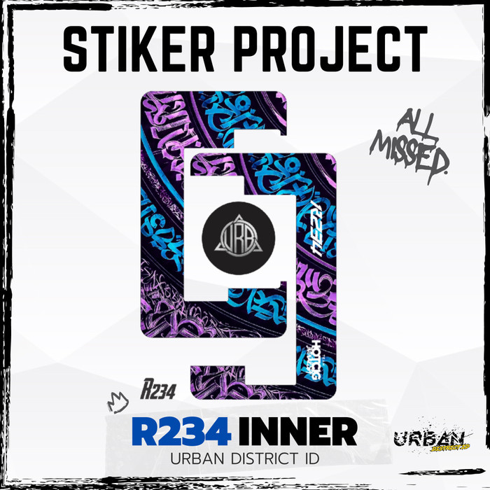 Jual Sticker/ Stiker Garskin Inner R234 Part 2 HC Retro Terbaru by ...