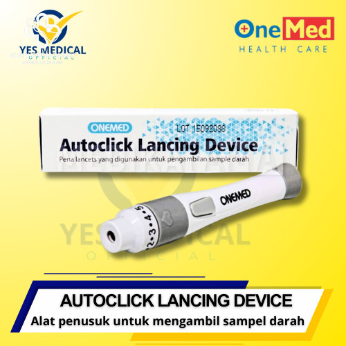 Jual Autoclick Device Onemed Pen Lancet Lancing Device Alat Ambil ...