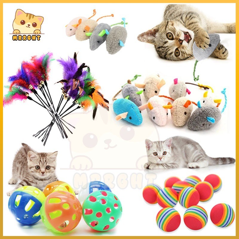 Jual Mainan Bola Kucing Tongkat Kucing Dan Tikus Gigit Anjing Pet Toys ...
