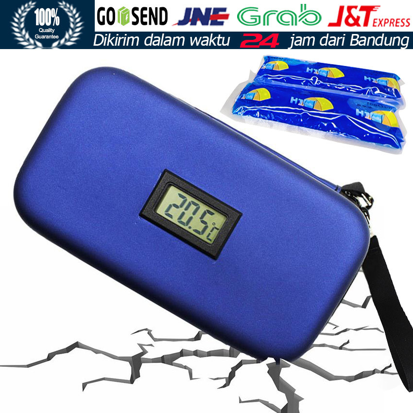 Jual Tas Insulin Portable Pendingin / Insulin Cooler Bag / Tas Pendingin Tampilan Suhu / Tas ...