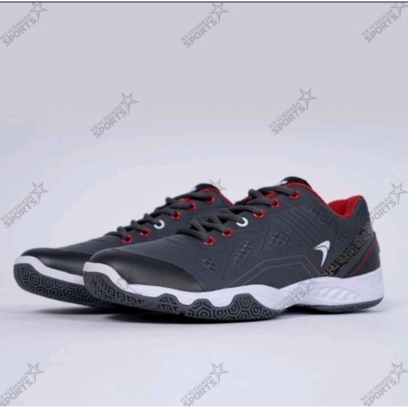 Jual sepatu badminton flypower losari 06 dark grey | Shopee Indonesia