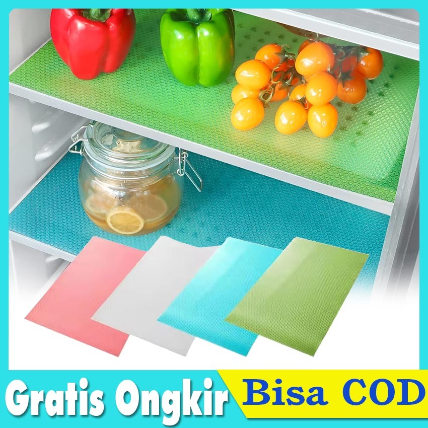 Jual 4 Pcs Alas Kulkas & Lemari Anti Lembab - Bahan PVC Waterproof ...