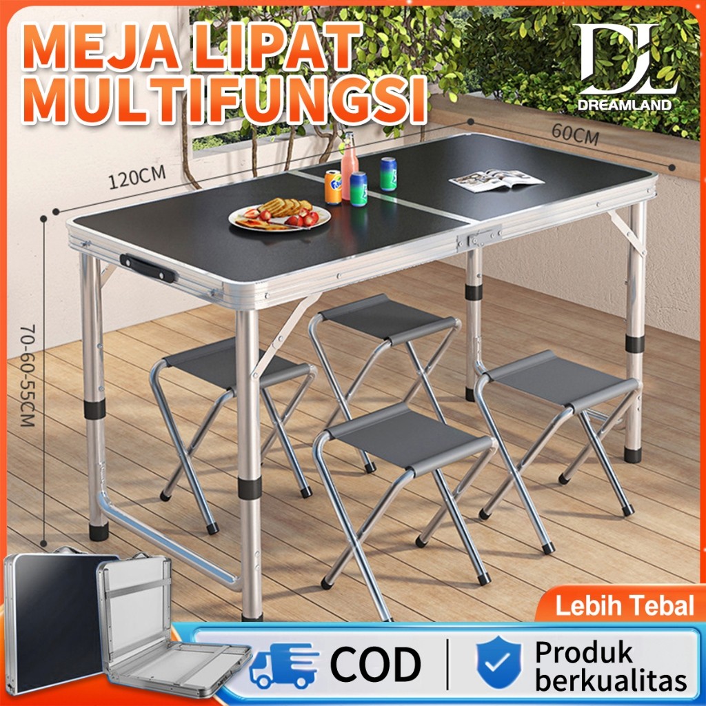 Jual Meja Lipat Meja Belajar Meja Koper Aluminium Meja Jualan Serbaguna Meja Camping Outdoor ...