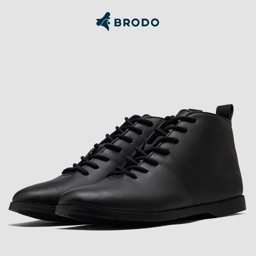 Jual BRODO - Sepatu Signore Eco Padma Full Black | Shopee Indonesia