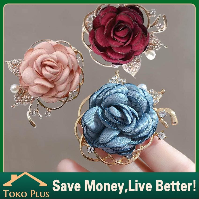 Jual Flower Brooch Bross Bentuk Bunga Cantik Elegan - Bros Tuspin Bunga ...