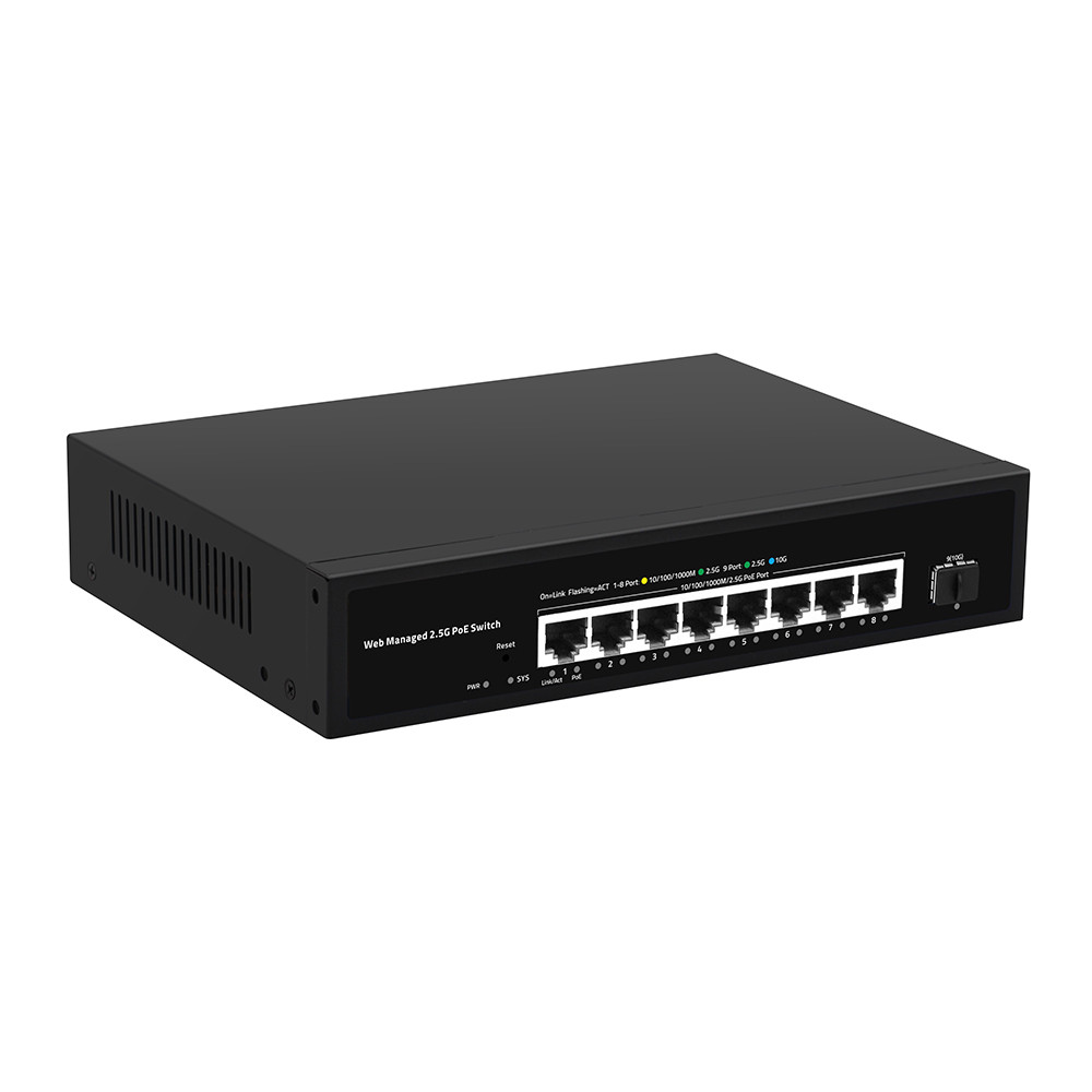 Jual GoodTop 2.5Gb Web Managed PoE Switch Smart 8 Port 2.5GBASE-T with ...