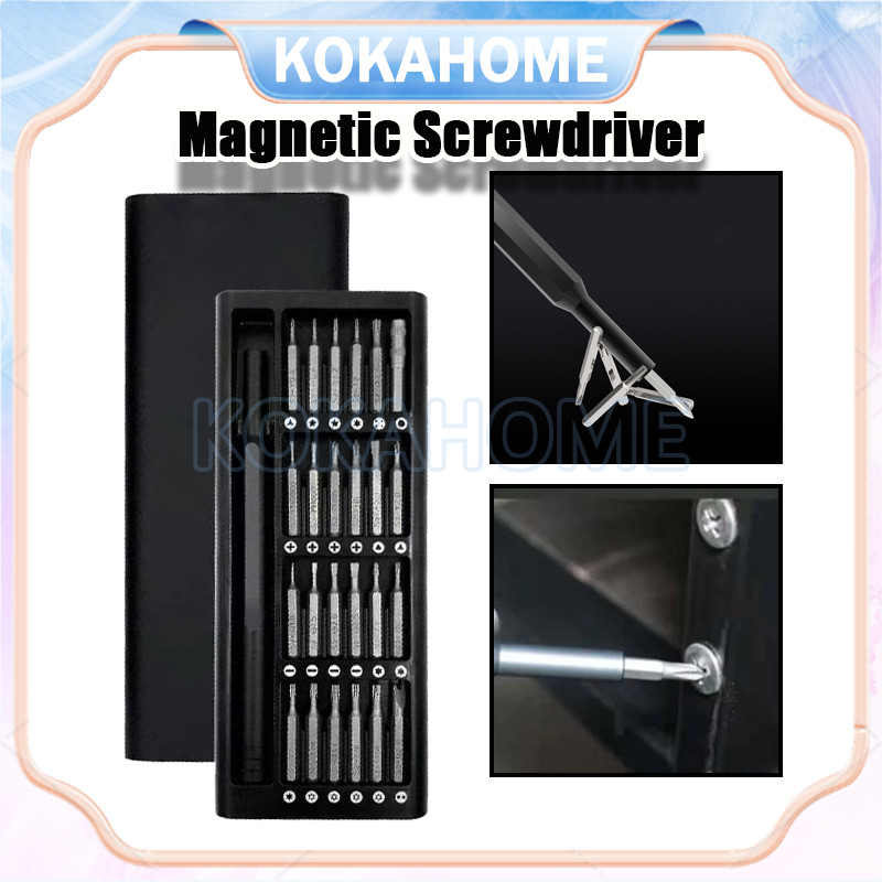 Jual Jovitech Obeng Set 24 In 1 Screwdriver Kit Hardware Tools/Magnet ...