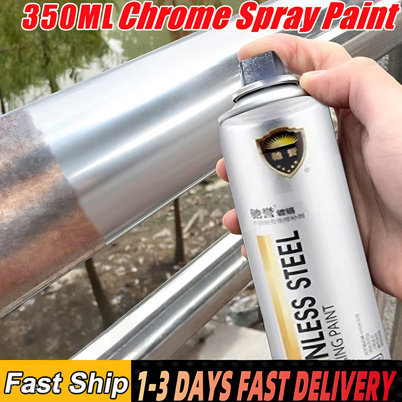Jual Cat Semprot Chrome 350ml Sapporo Chrome Spray Paint Anti Karat ...