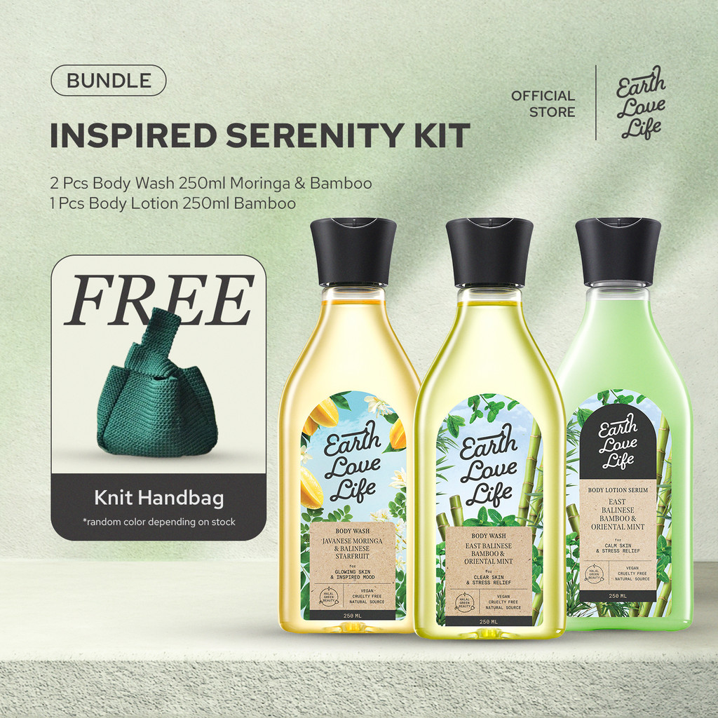 Jual EARTH LOVE LIFE Bundle 2 Body Wash & 1 Body Lotion 250ml Balinese ...
