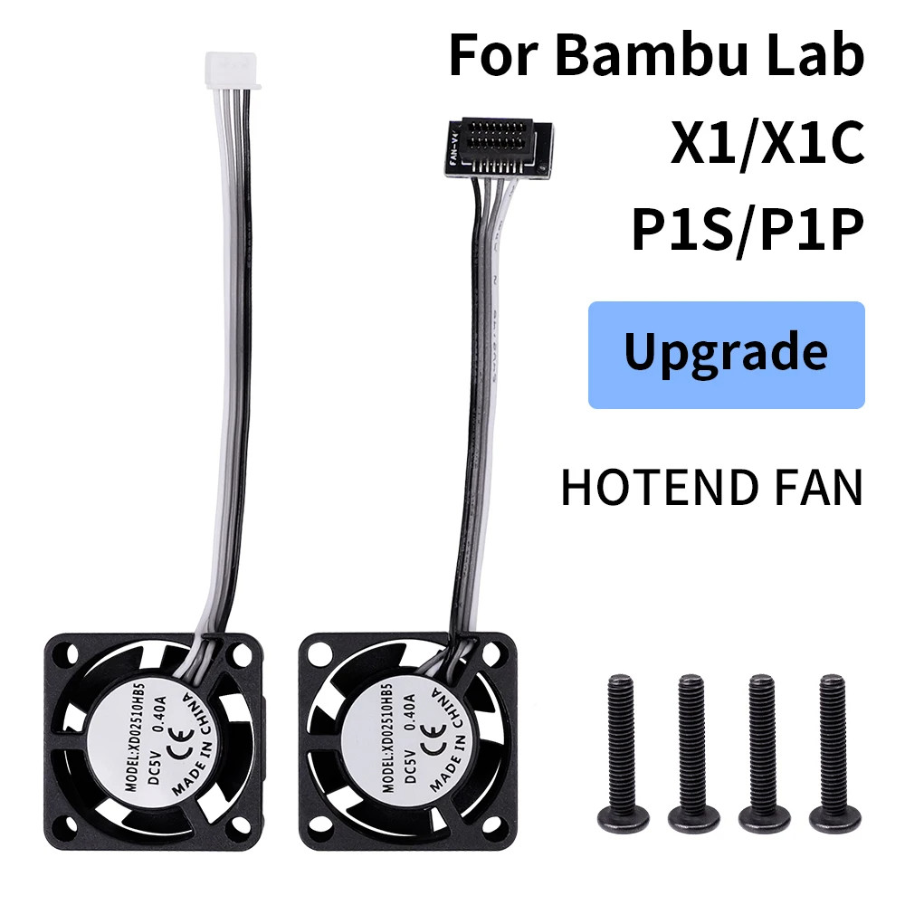 Jual Upgrade High Quality Cooling Fan 2510 5V For Bambu Lab X1/P1 High ...