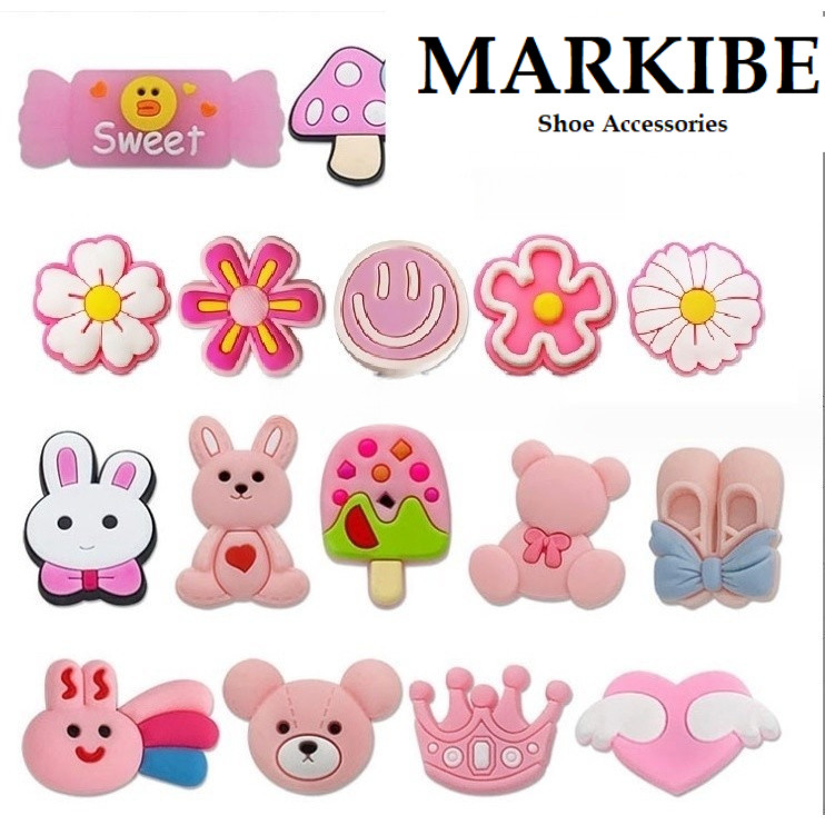 Jual 386 Pin Sandal Pinky Soft Aksesoris Hiasan Sendal Sepatu Lubang ...