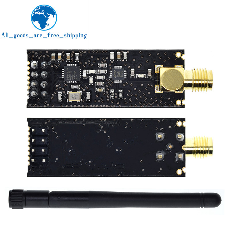 Jual 1/3PCS Special promotions 1100-meter long-distance NRF24L01+PA+LNA ...