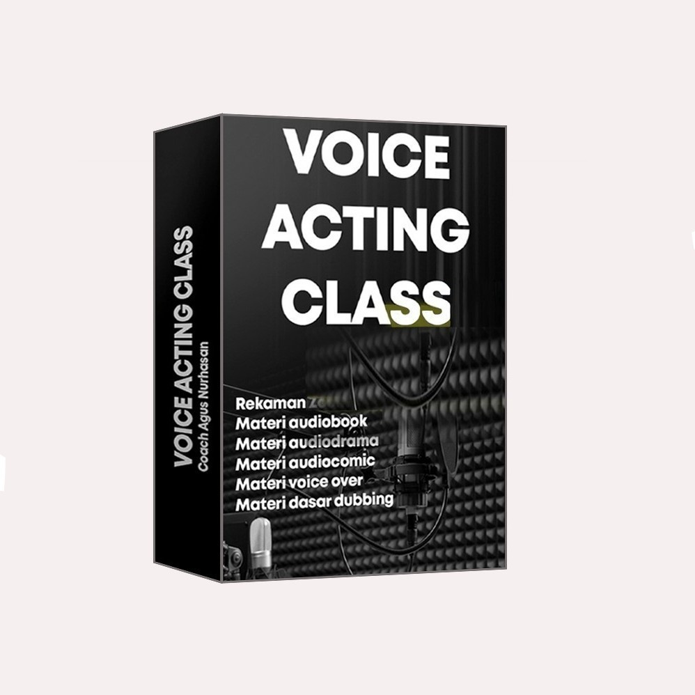 Jual Voice Action Class - Lengkap Belajar Jadi Voice Actor Dubber ...