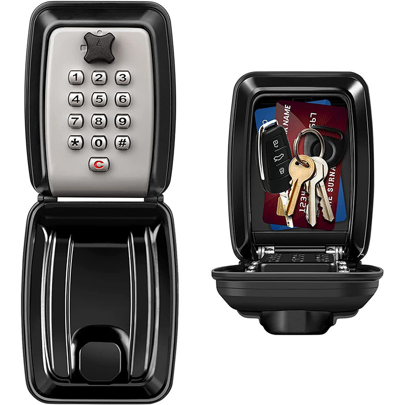 Jual Key Box Wall Mounted Large Key Box Secure Waterproof Outdoor Key ...