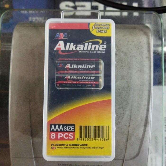 Jual Baterai Batarai ABC Alkaline Batre Remote jam AAA8 / AA8 isi 4 + 4 ...