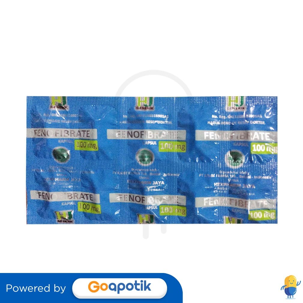 Jual Fenofibrate Hexpharm 100 Mg Strip 10 Kapsul | Shopee Indonesia