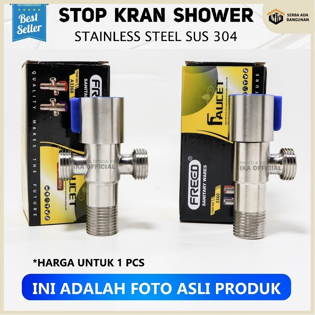 Jual SAB Stop Kran Toilet Keran Shower Bidet Wastafel / Stop Kran ...