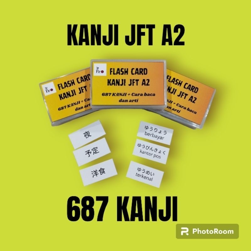 Jual JR75UR FLASH CARD KANJI JFT A2. KANJI JFT BASIC A2. KANJI N5 ...