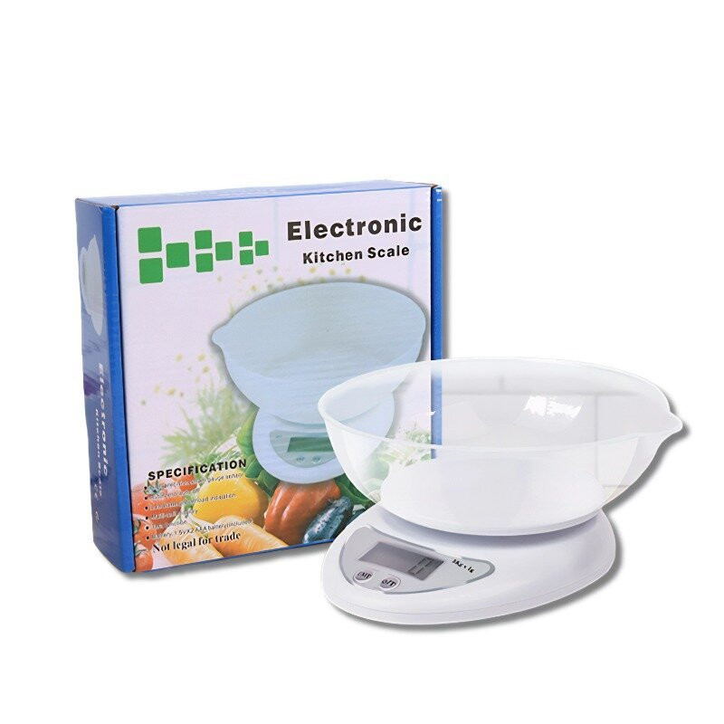 Jual Timbangan Dapur Digital Mangkok 5kg 5 Kg / Timbangan Kue Digital Elektrik Kitchen Scale ...