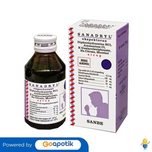 Jual Sanadryl Expetoran Sirup 60 Ml | Shopee Indonesia