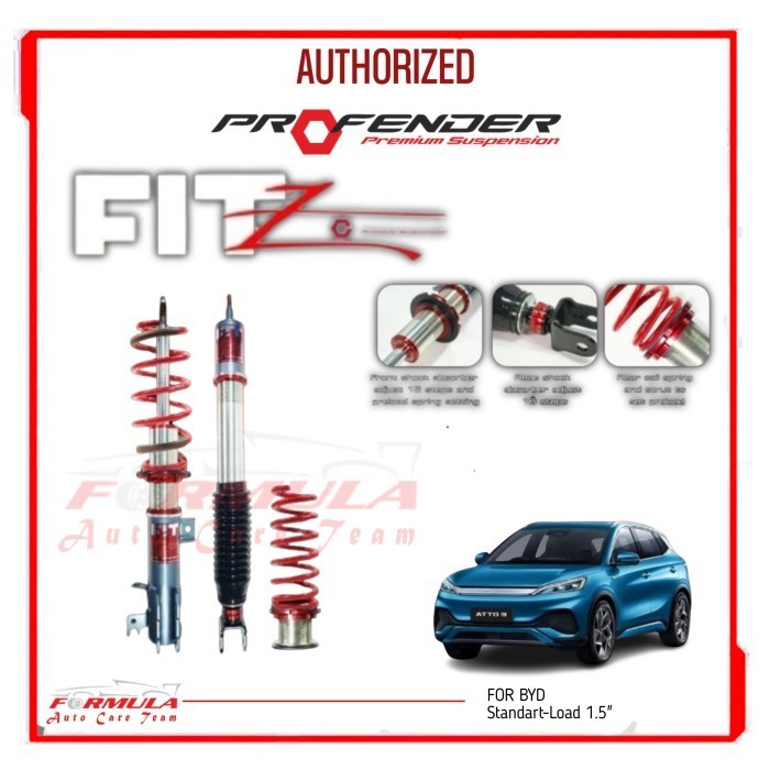 Jual Shockbreaker Suspensi COILOVER PROFENDER FITZ SERIES BYD Atto3 ...
