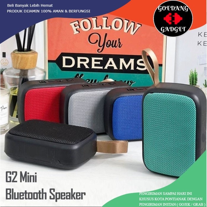 Jual SPEAKER BLUETOOTH G2 WIRELESS MINI SPIKER MG2 CHARGE PORTABLE ...