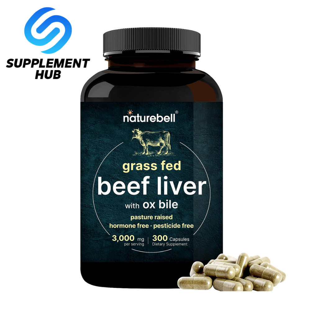Jual Grass Fed Beef Liver with Ox Bile 3000mg Per Serving 300 Caps ...