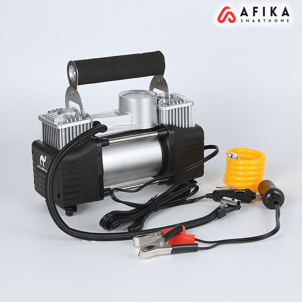Jual Pompa Ban Compressor Double Cylinder 12V 150 PSI - 628-4X4 ...
