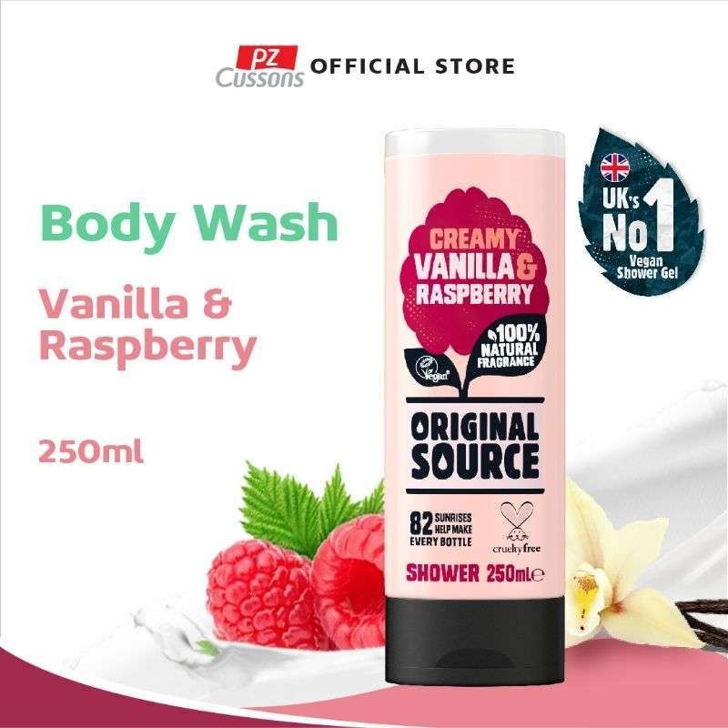 Jual Original Source Vanilla & Raspberry Shower 250ml | Shopee Indonesia