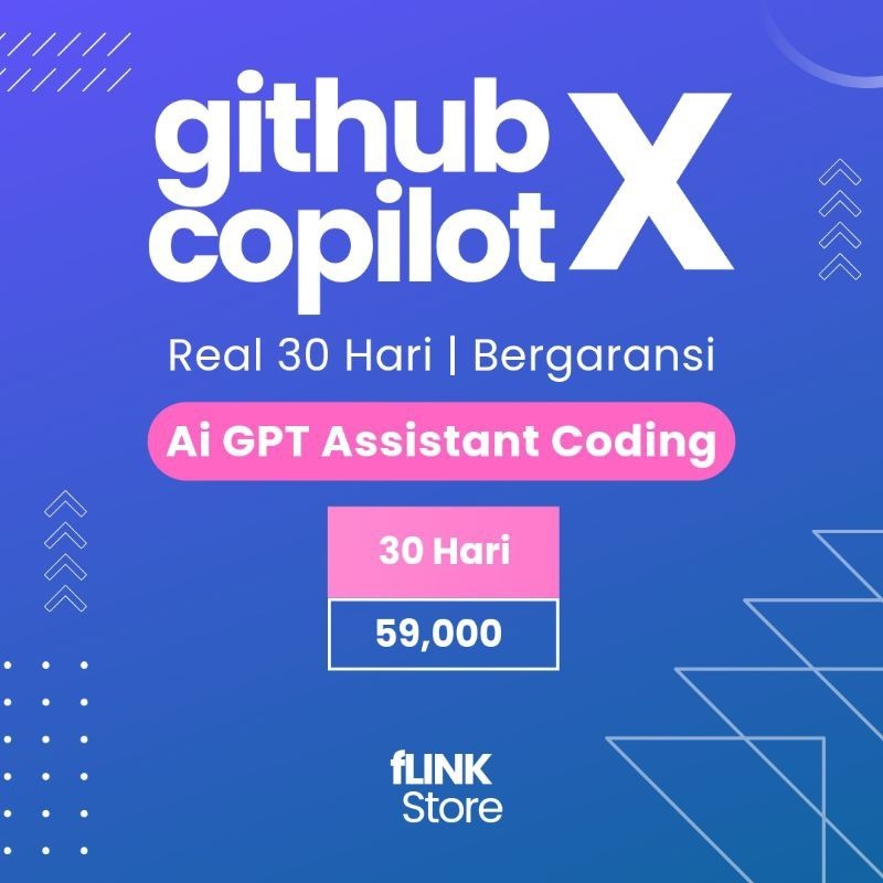 Jual GITHUB COPILOT X - AI PROGRAMMING ASSISTANT 30 HARI | Shopee Indonesia
