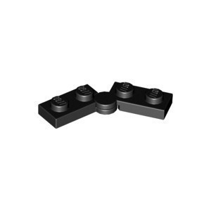 Jual Lego Part 2429 & 2430 2429c01 Hinge Plate 1 x 4 Swivel Black ...