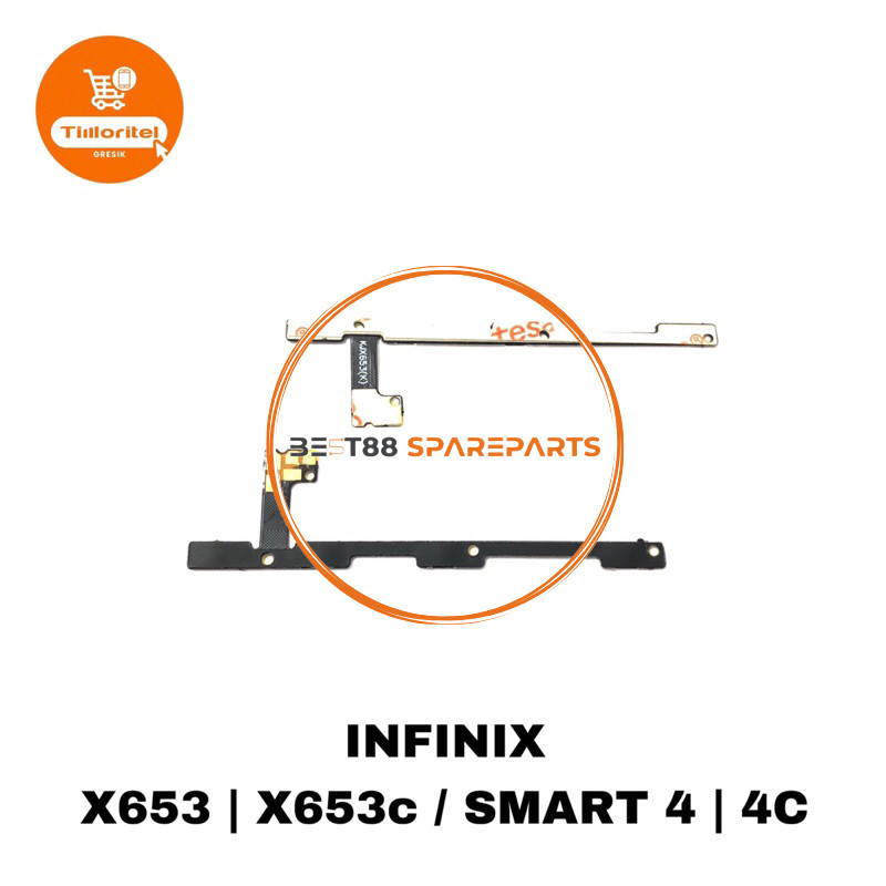Jual FLEXIBLE ON OFF VOLUME INFINIX SMART 4 X653 / FLEKSIBEL TOMBOL ...
