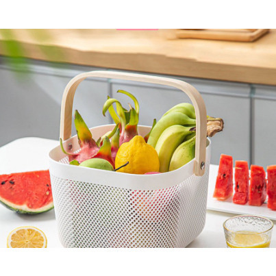 Jual Keranjang Buah Sayuran Telur Bahan Besi / Wadah Buah Estetik ...