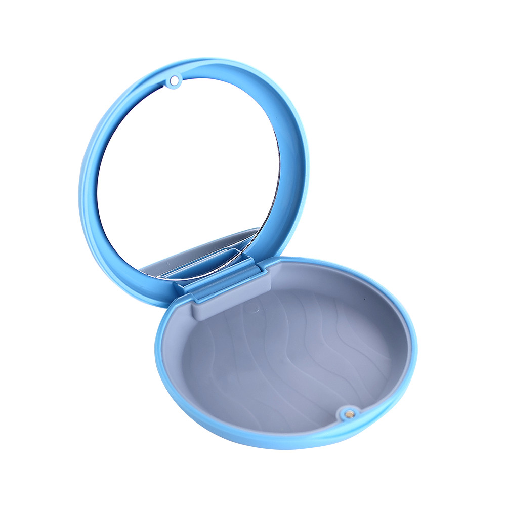 Jual 10pcs Retainer Case with Mirror Dental Tooth Organizer Box ...